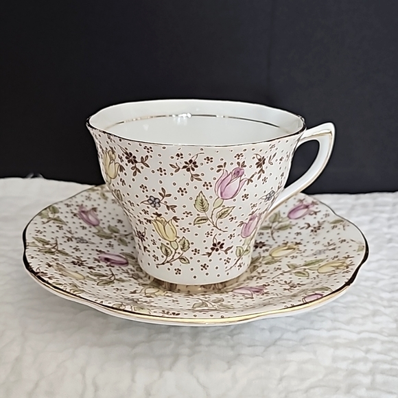 Bone China | Dining | Rosinle June Tea Cup Saucer | Poshmark